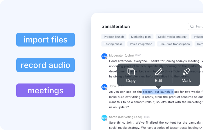 VoiceCube - AI meeting note taker & fast audio transcription